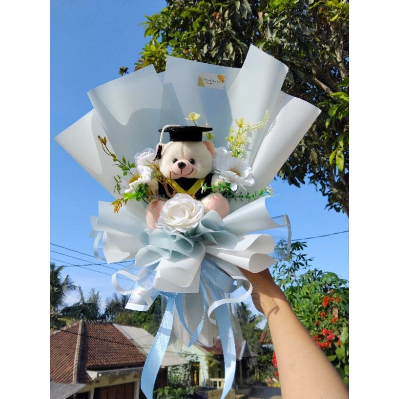 Jual BUKET BONEKA/BUKET WISUDA/BUKET SIMPEL/BUKET BUNGA/BOUQUET BUNGA ...