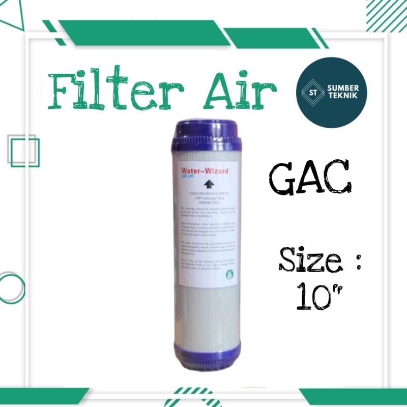 Jual GAC Granular Activated Carbon Block 10” - Cartridge Filter Air 10 Inch | Shopee Indonesia