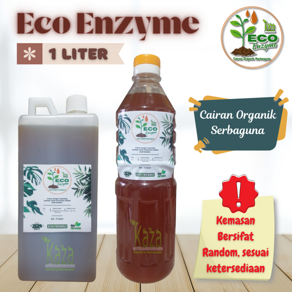 Jual Eco Enzyme 1 liter Pupuk Organik dan Cairan Enzim Serbaguna | Shopee Indonesia