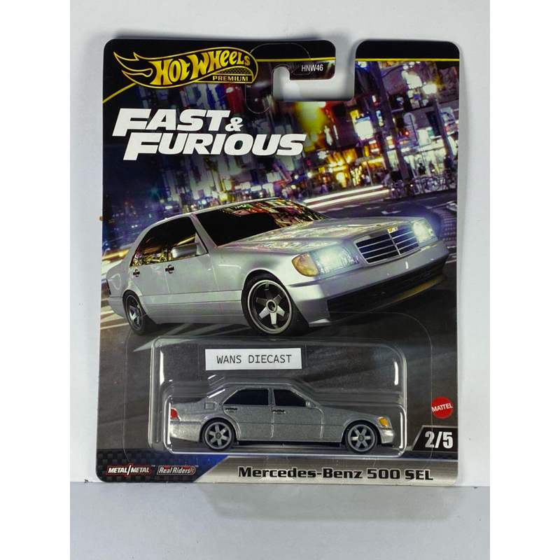 Jual Hot Wheels Premium Mercedes Benz 500 SEL Fast And Furious Grey abu ...