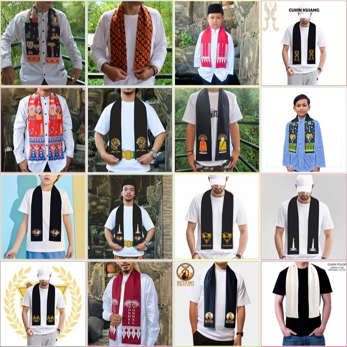 Jual Selendang Batik Khas Betawi / Cukin Batik / Syall batik / Cukin ...