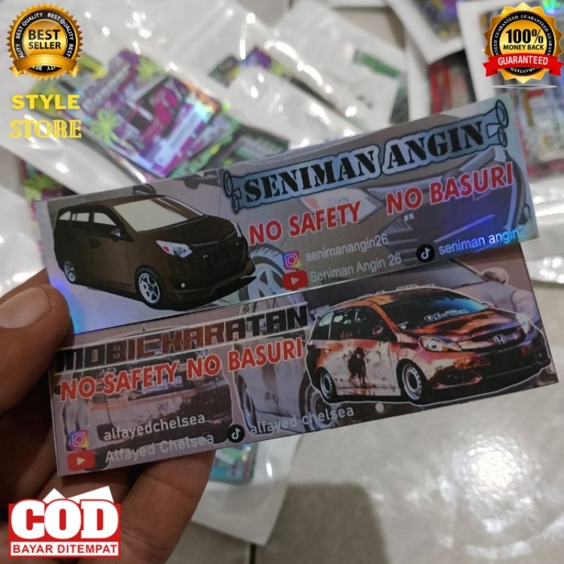 Jual Stiker Ditdim Asli Hologram Waterproof Tahan Air Daya Rekat Kuat ...