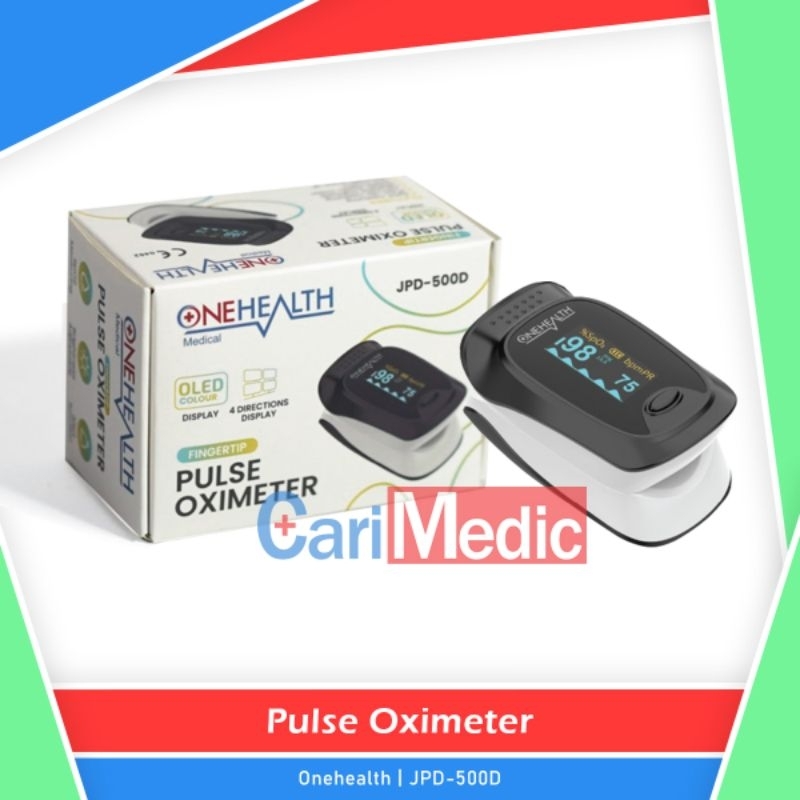 Jual OneHealth JPD-500D Pulse Oximeter OLED Display Saturasi Oksigen SPO2 | Shopee Indonesia