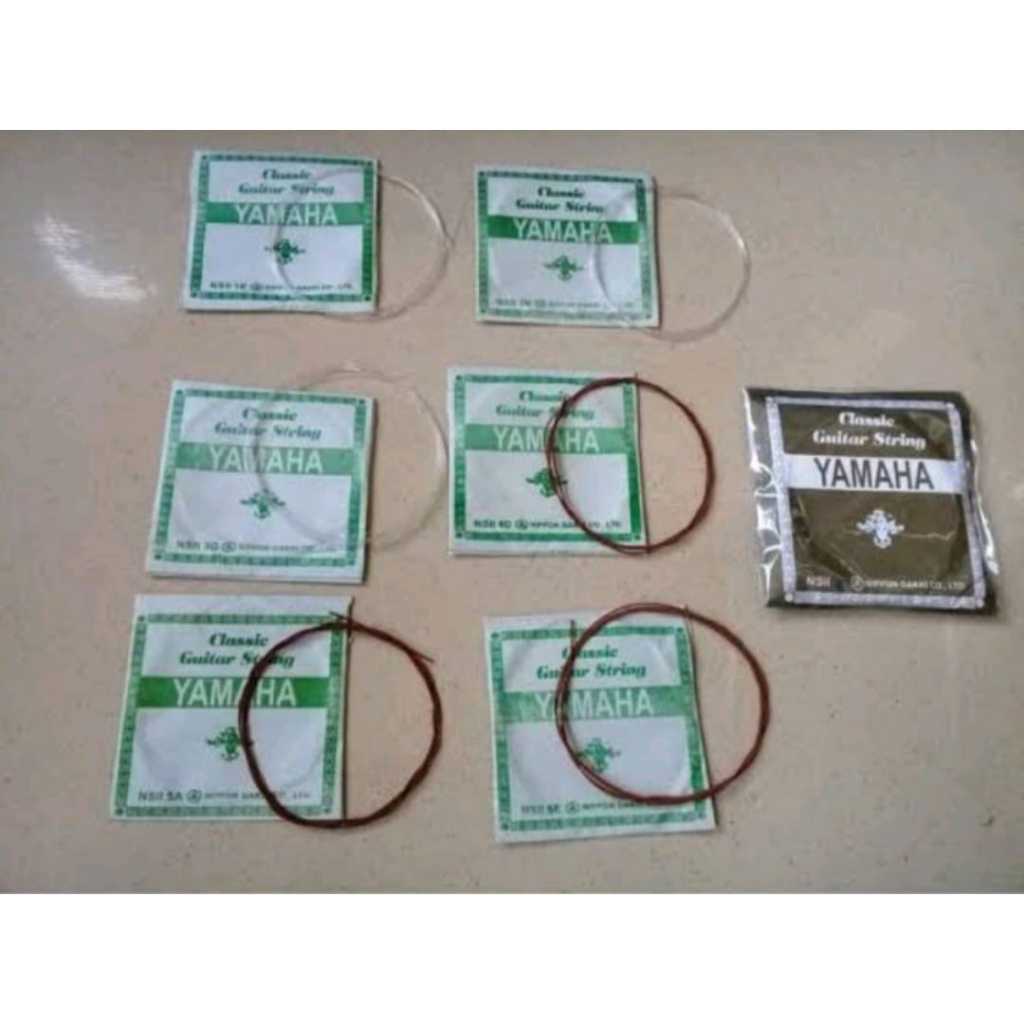 Jual Senar Gitar Yamaha Nilon 1 Set Lokal Murah | Shopee Indonesia