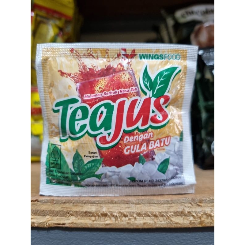 Jual TEA JUS RASA GULA BATU RENCENG ISI 10PCS | Shopee Indonesia