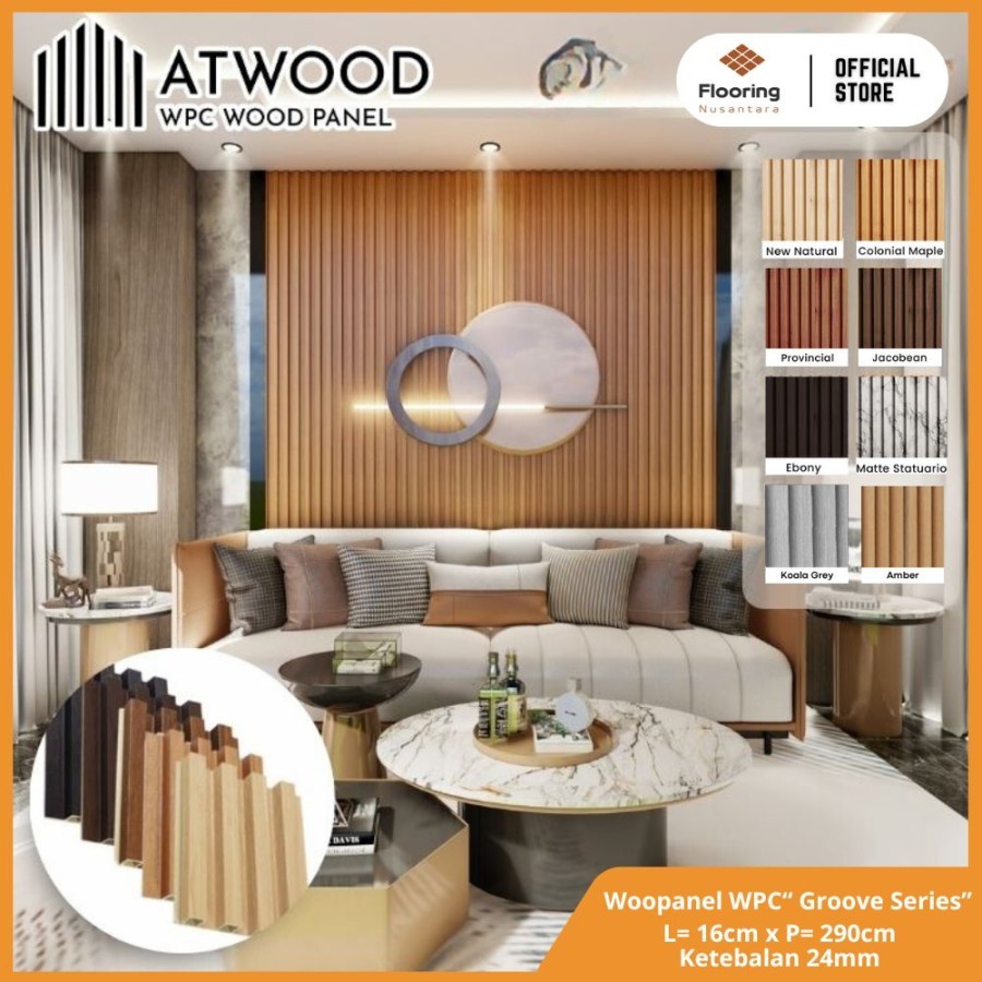 Jual Woodpanel WPC Dinding Partisi Premium | Shopee Indonesia