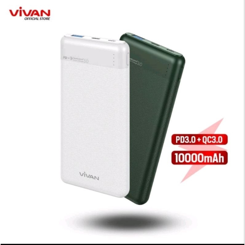 Jual Power Bank VIVAN VPB-M10 10000mAh 18W Two-Way Quick Charging With ...