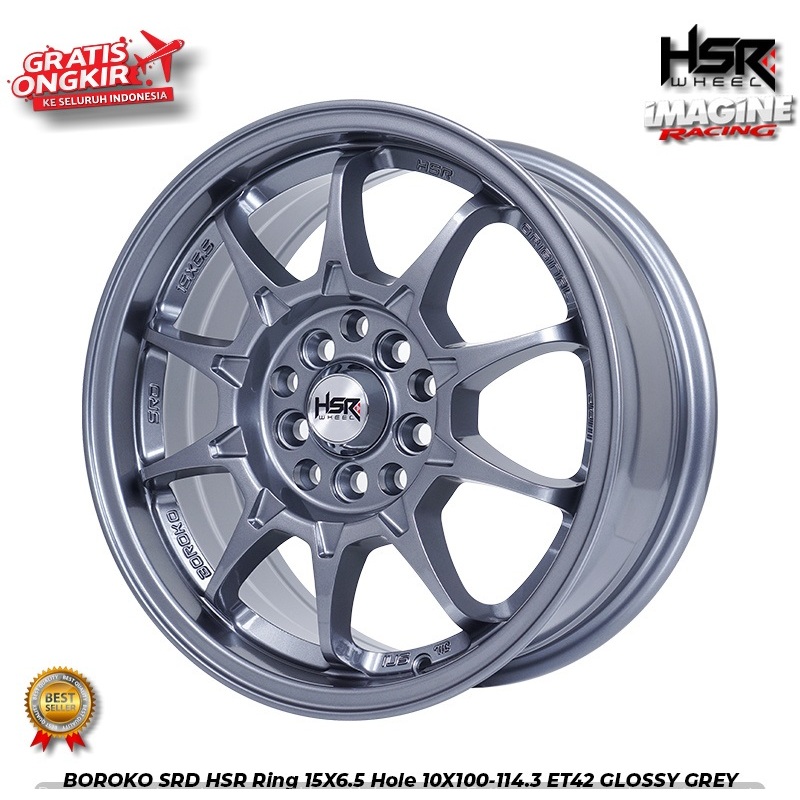 Jual Velg racing mobil ertiga innova sienta new xenia ring 15 pcd 5x100-114,3 Hsr Boroko srd ...