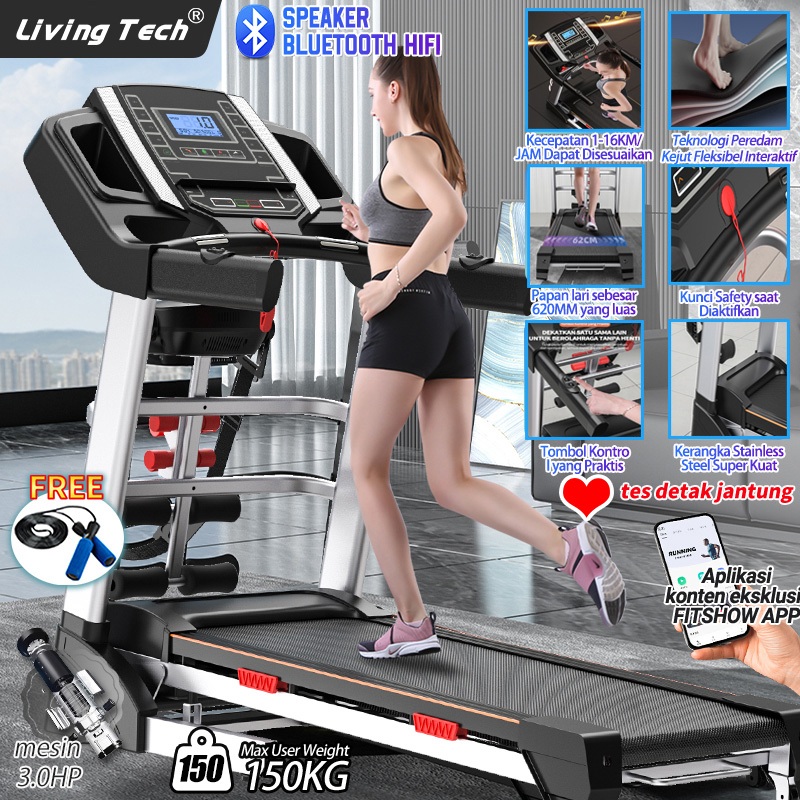 Jual Treadmill Listrik Rumahan/Treadmill Listrik Cerdas Lipat Super ...