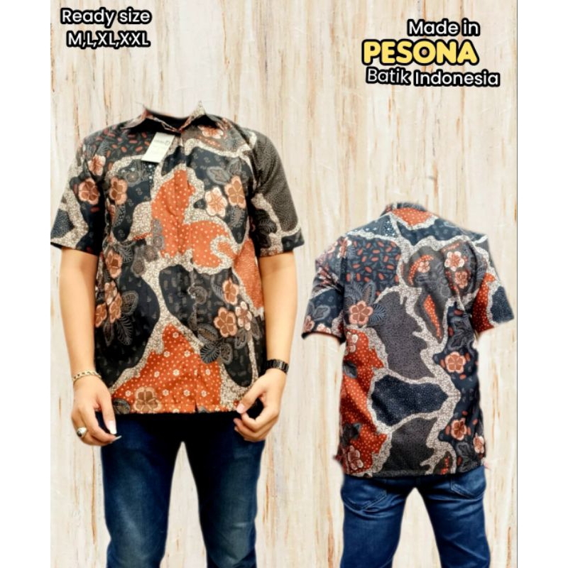 Jual batik pria tangan pendek dan panjang MK | batik pria terbaru ...