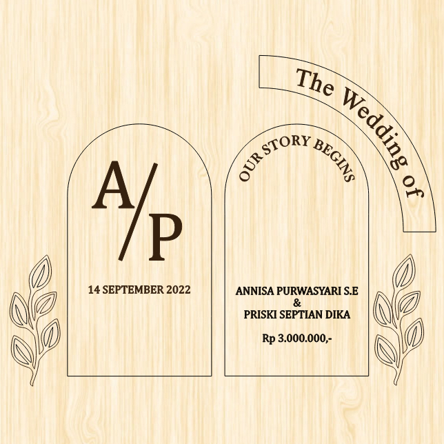 Jual Laser Cut Grafir mahar set | Dekorasi ornamen mahar | Scrapbook ...