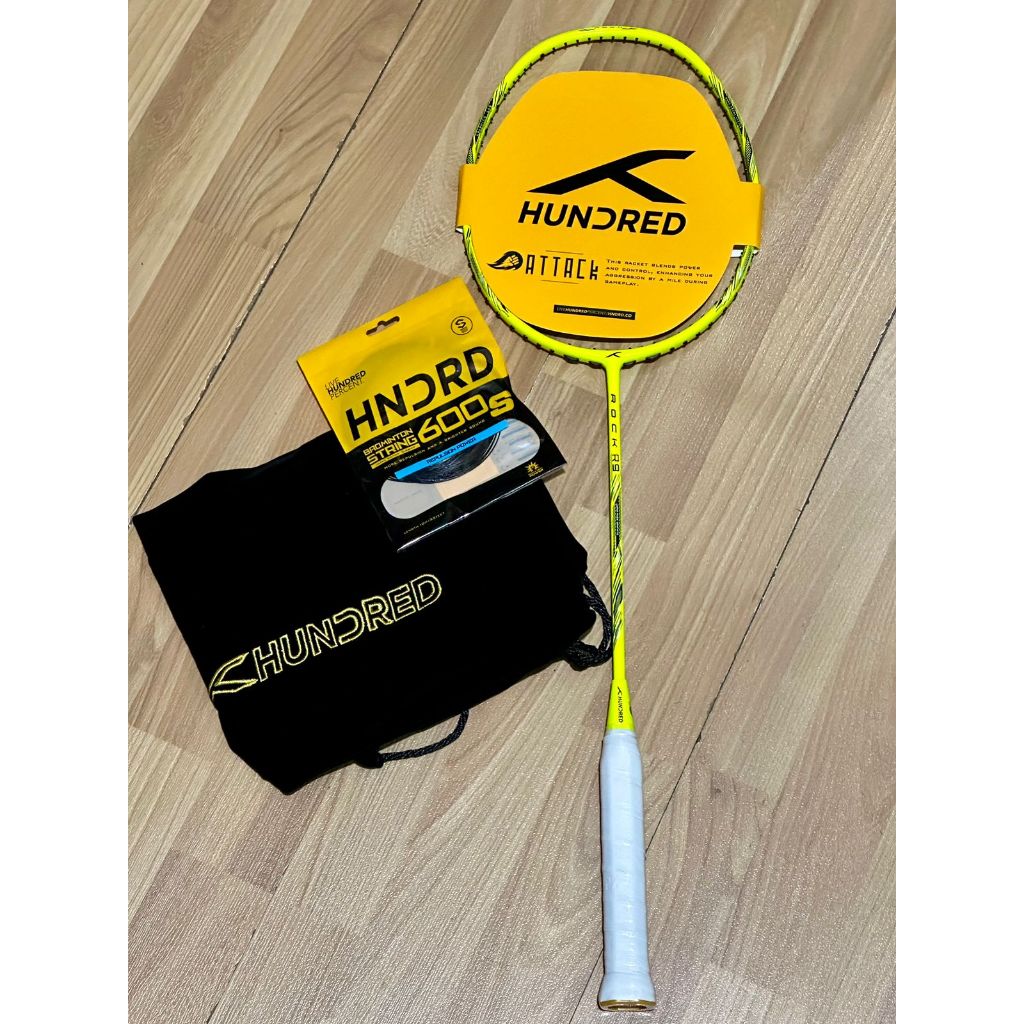 Jual Raket Badminton Hundred / Hndrd Rock R9 Original Asli 100% Free ...