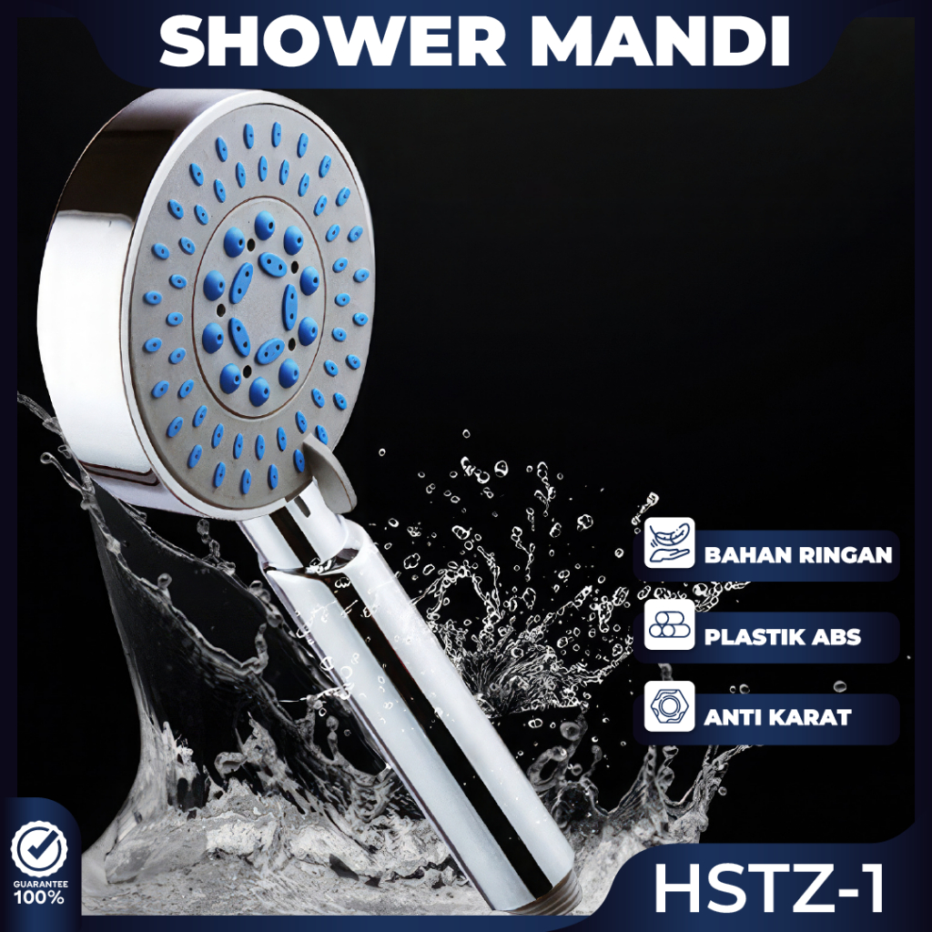 Jual Shower Mandi Simple Shower Head 3 in 1 Shower Head Simple 5 Mode ...