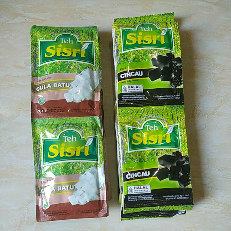 Jual Teh Sisri 8g, isi 10sachet | Shopee Indonesia