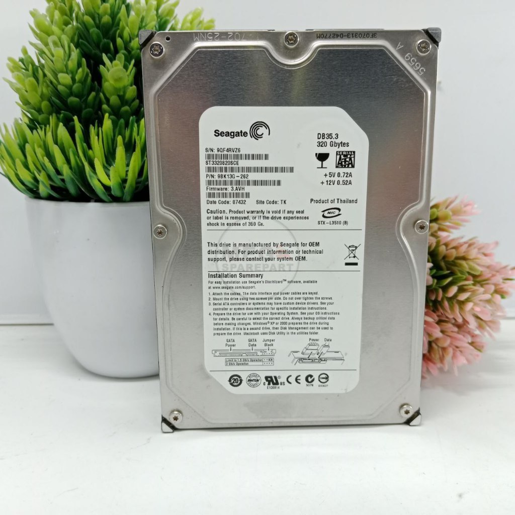 Jual HDD PC 320 GB SEAGATE | Shopee Indonesia