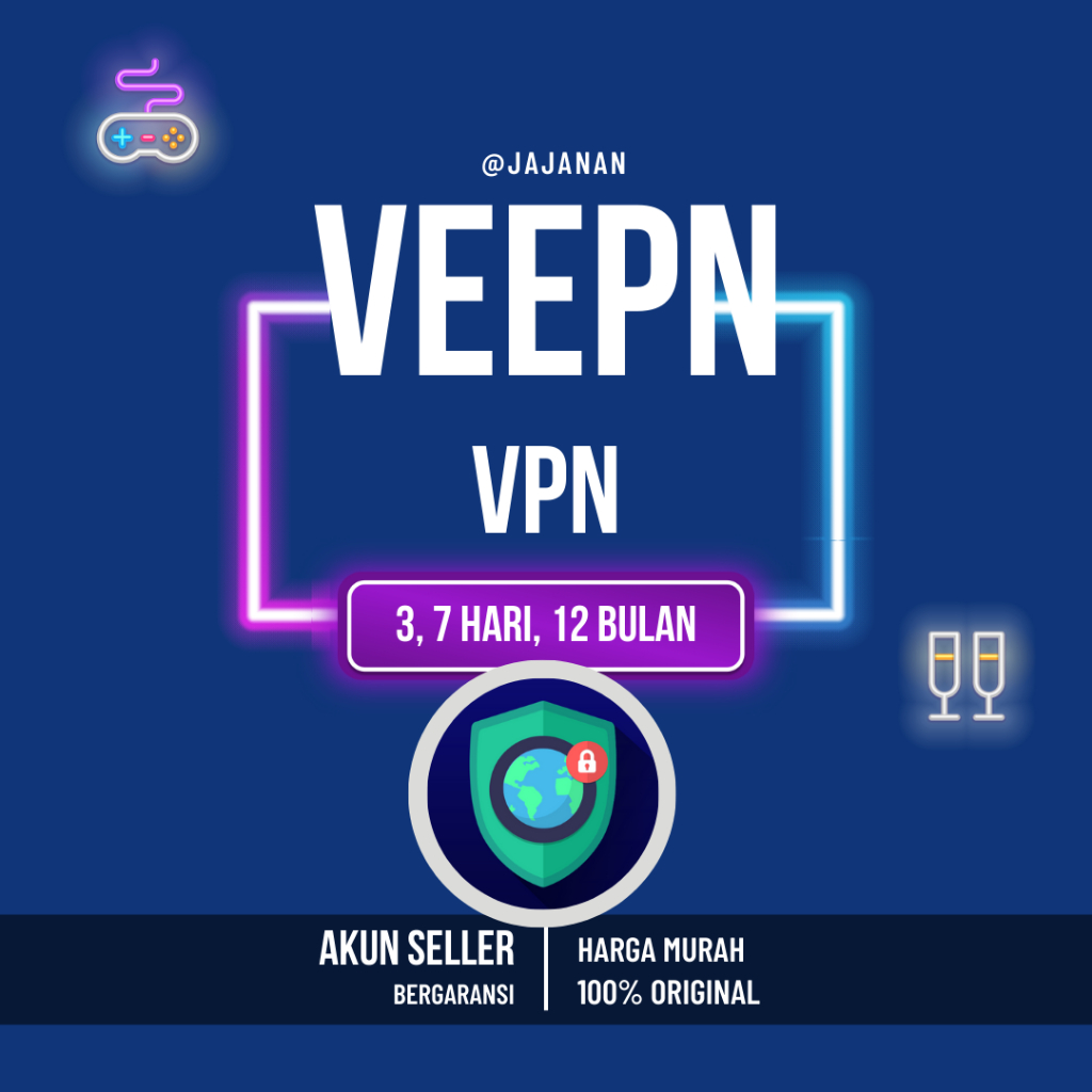 Jual VeePN | VeePN Vpn Premium 1 bulan - 7 hari Full Garansi Full Aktifasi | Shopee Indonesia