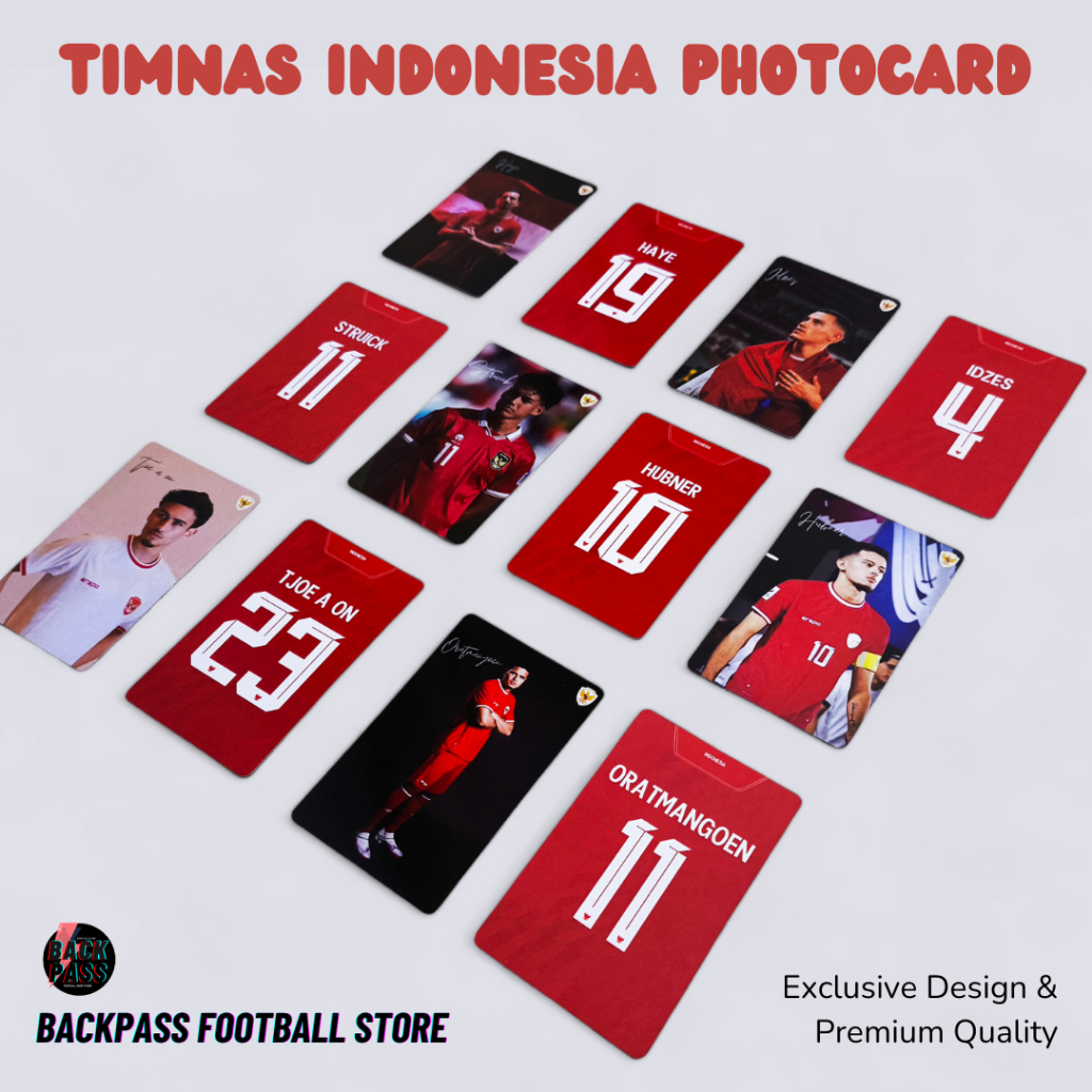 Jual (NEW VERSION) Photocard Timnas Indonesia / Koleksi Kartu Pemain ...