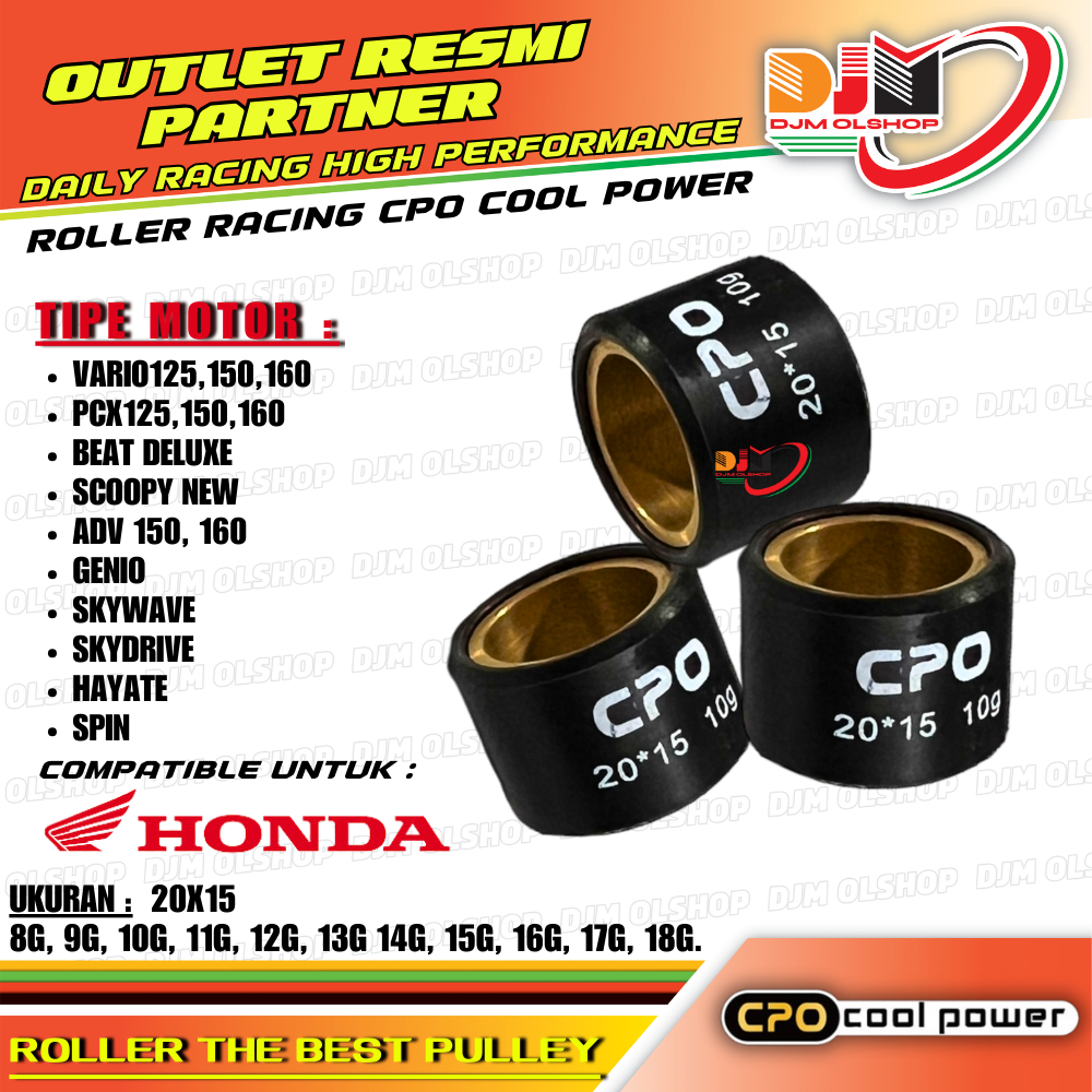 Jual ROLLER RACING 3Pc VARIO 125 VARIO150 160 PCX ADV GENIO BEAT DELUXE ...