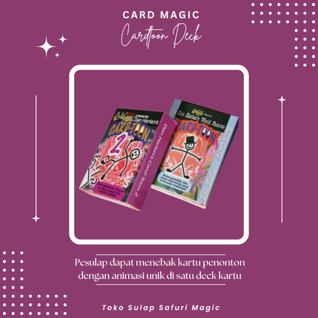 Jual Alat Sulap Cardtoon Deck - Sulap Kartu - Kartu Sulap - Trik Kartu ... Jual Alat Sulap Cardtoon Deck - Sulap Kartu - Kartu Sulap - Trik Kartu ...