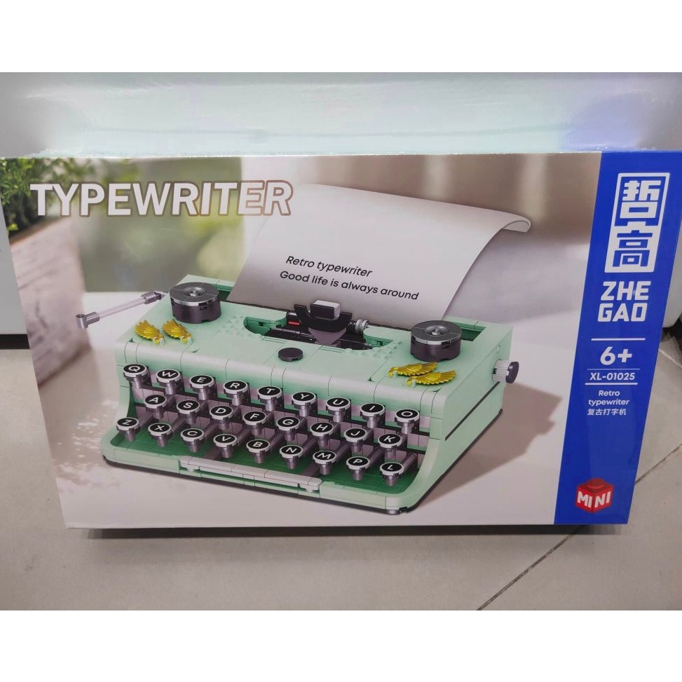 Jual Bagus Dipakai Retro Bricks Typewriter Blocks Marking Machine ...