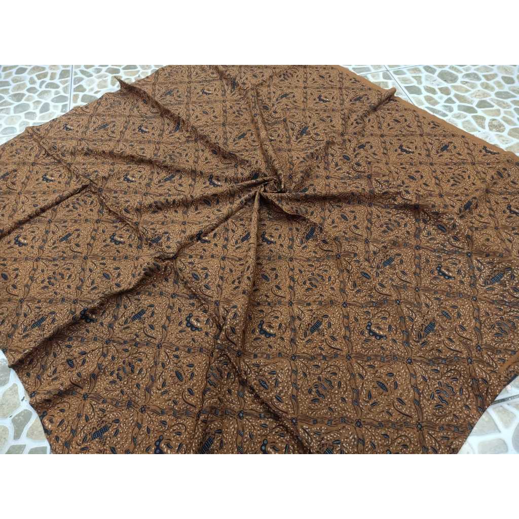 Jual Kain Batik SOLO (Bahan Paris) motif sogan sidomukti | Shopee Indonesia