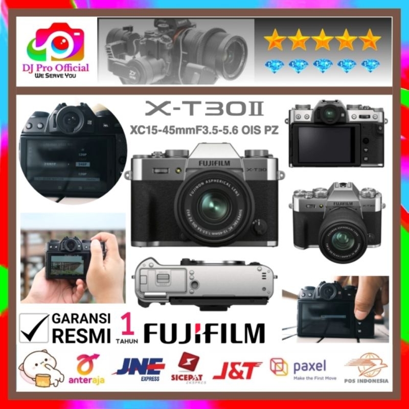 Jual Fuji Film X-T30II Mark2 XC15-45mm F3.5-5.6 OIS PZ XT 30 II Mark 2 XT30 Fujifilm | Shopee ...