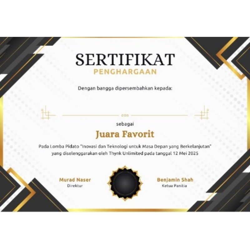 Jual cetak piagam/setifikat | Shopee Indonesia