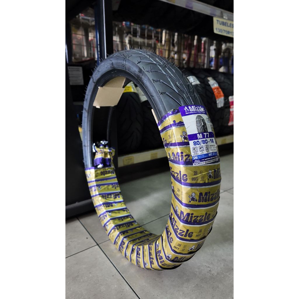 Jual BAN MATIC DEPAN TUBLESS MERK MIZZLE TYPE M77 UKURAN RING 16 ...