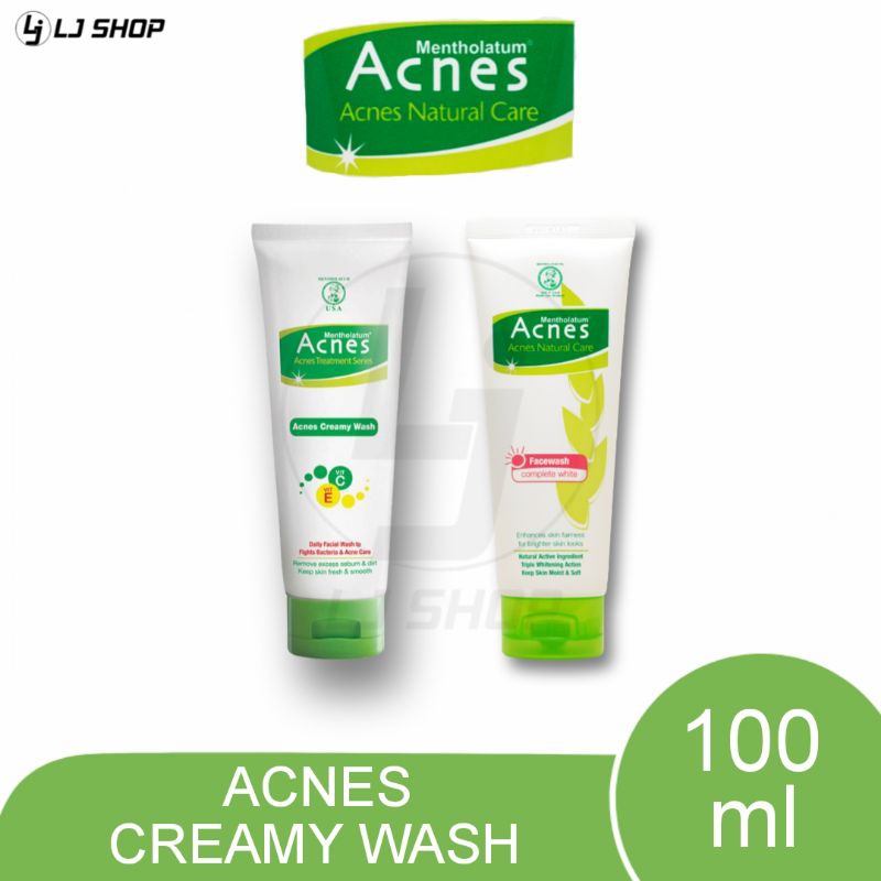 Jual Acnes Creamy Wash / Complete White 100 ml | Shopee Indonesia