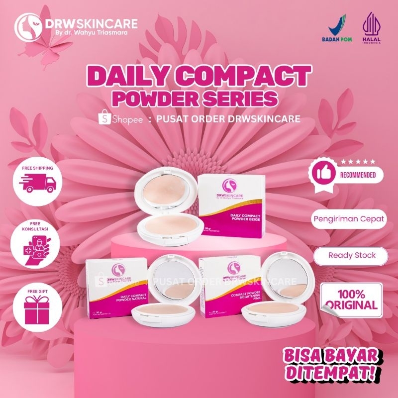 Jual Compact Powder DRW SKINCARE (Bulat dan Kotak) | Shopee Indonesia