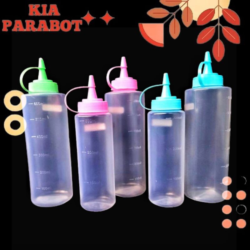 Jual Botol Saus Saos / Botol Sauce Mayonaise Kecap Cuka tutup Serbaguna ...