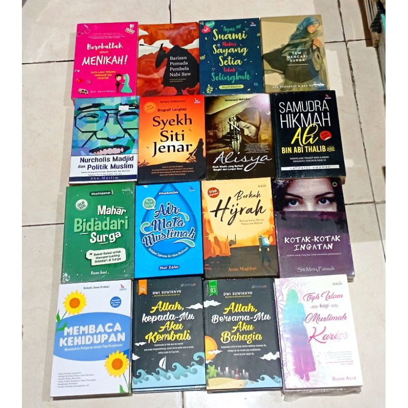 Jual OBRAL Buku BACAAN AGAMA ISLAM / BACAAN ISLAMI / NOVEL ISLAMI / MOTIVASI ISLAM | Shopee ...