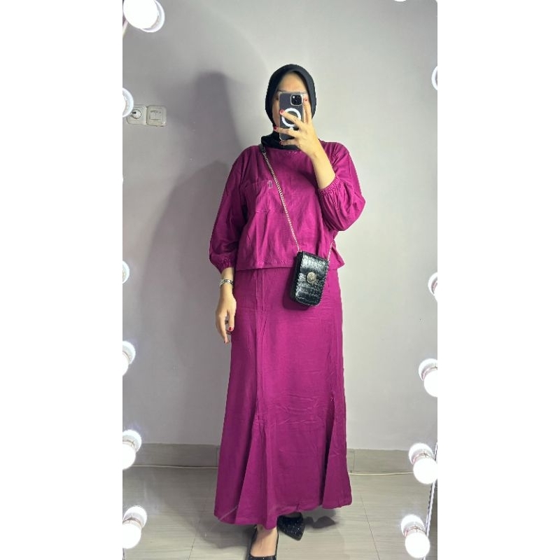 Jual Karina Set Rok Kaos ( Combed 24s ) | Shopee Indonesia