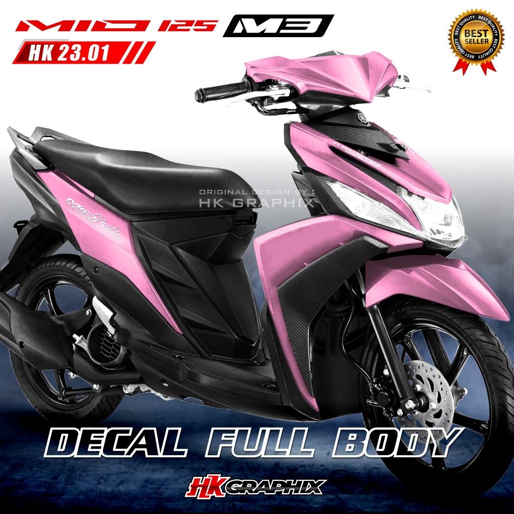 Jual Decal Sticker Yamaha Mio M3 125 Mio Z Full Body Motif Desain Warna ...