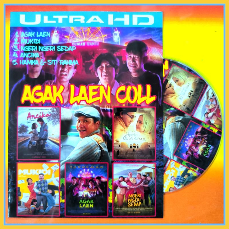 Jual Kaset Film Indonesia Koleksi Komedi Campuran Terbaru Isi 5 Judul ...