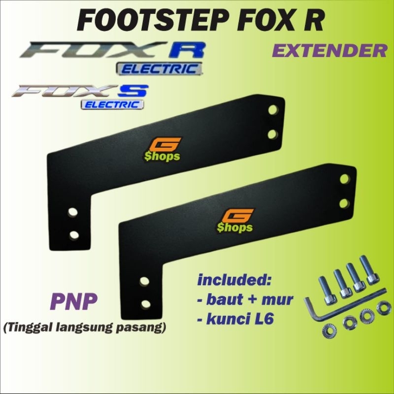 Jual Fox r Fox s Footstep Extender tebal 6mm | Shopee Indonesia