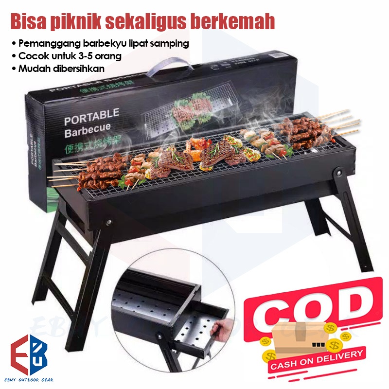 Jual Alat Panggang Portable Barbeque Grill / Panggangan Grill Portable ...