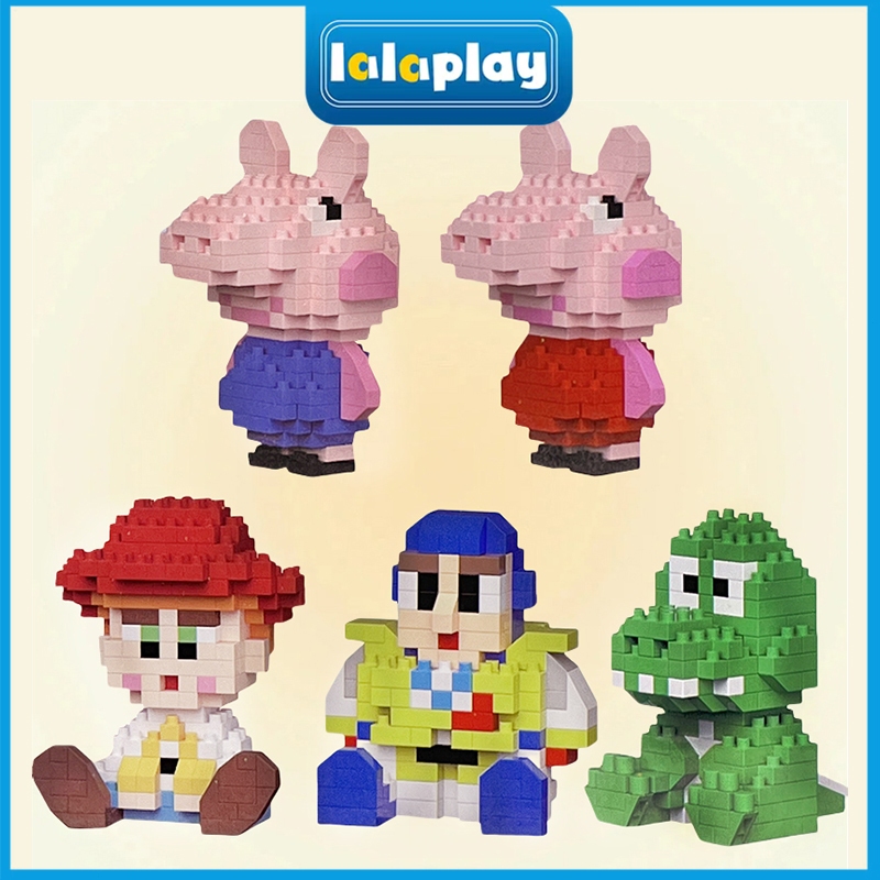 Jual Lalaplay Blocks Toy Story Building Blok Nano Mini Blocks Buzz ...