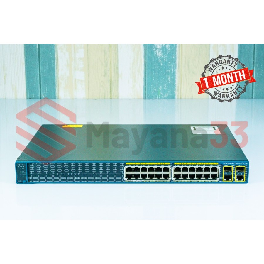 Jual Switch Cisco Catalyst 2960 Series SI PoE Type WS-C2960-24PC-S ...