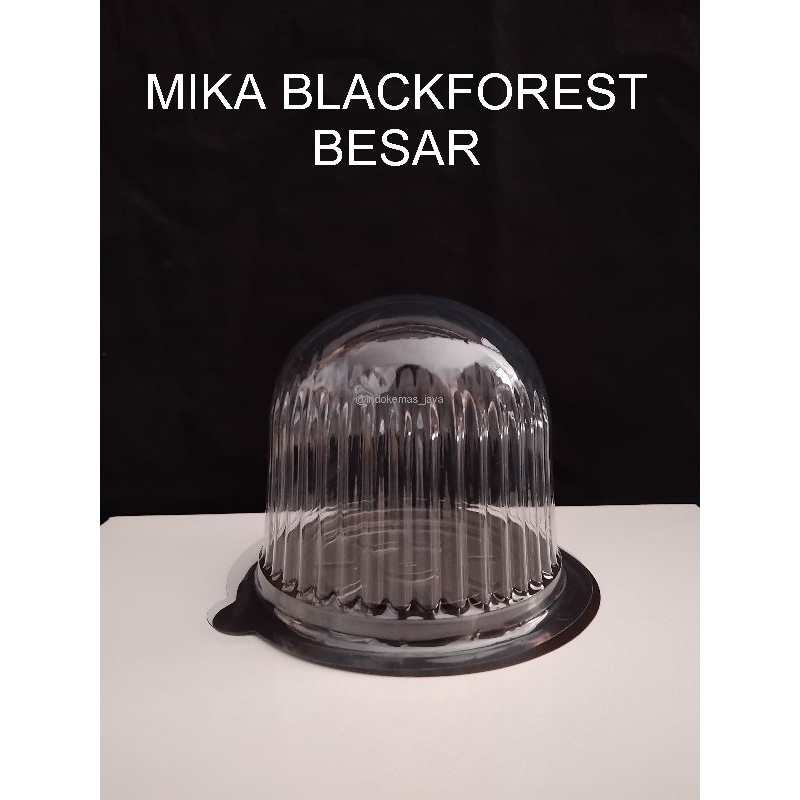 Jual [20 pcs] Mika Blackforest Besar/ Cake Tray Black Forest/ Alas Kue Coklat/ Mika Blackforest ...