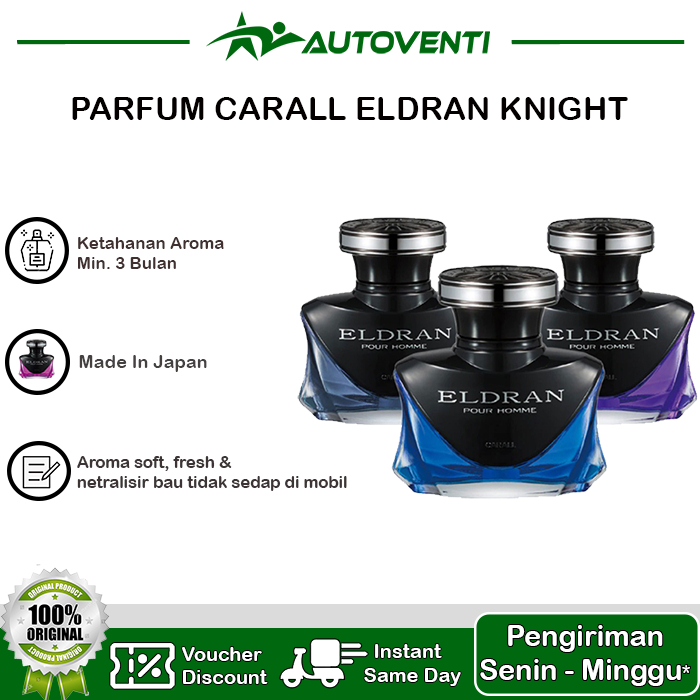 Jual PARFUM TEMPEL DASHBOARD MOBIL CAIR ELDRAN KNIGHT PENGHARUM MOBIL BOTOL CARALL ELDRAN ...