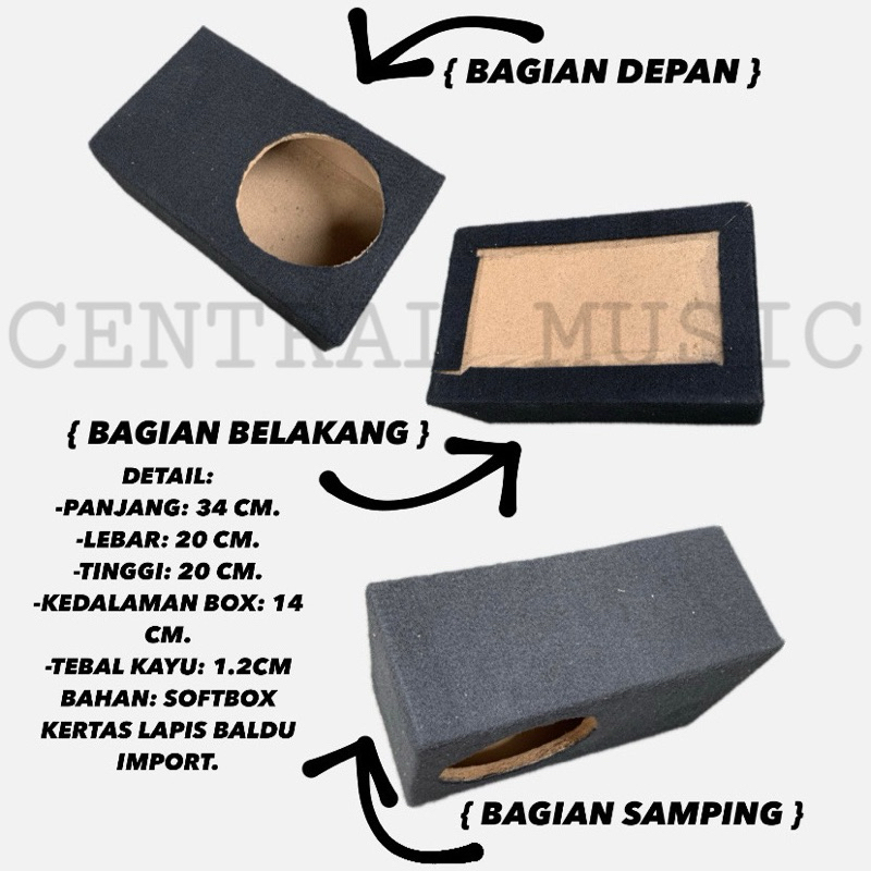 Jual BOX SPEAKER MOBIL / RUMAH BALDU 6 INCH HIGH QUALITY | Shopee Indonesia