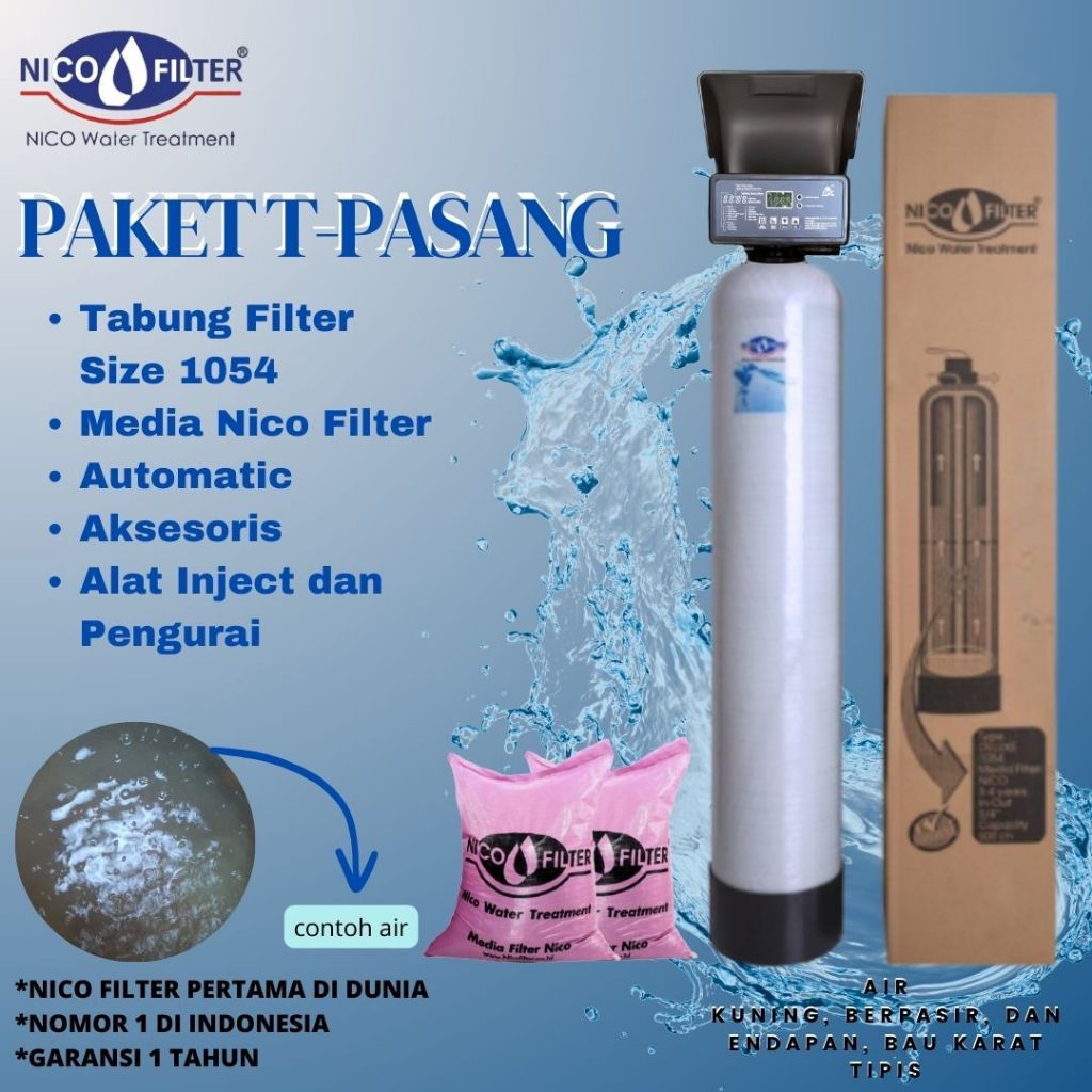 Jual Nico Filter | Filter Air Sumur & Pam | Automatic Backwash | Media ...