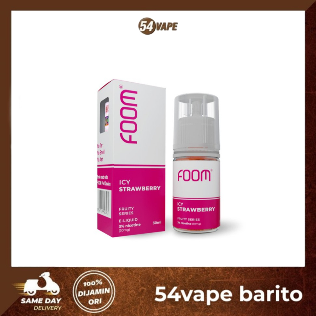 Jual Foom Icy Strawberry Salt Nic 30ml 30mg | Shopee Indonesia