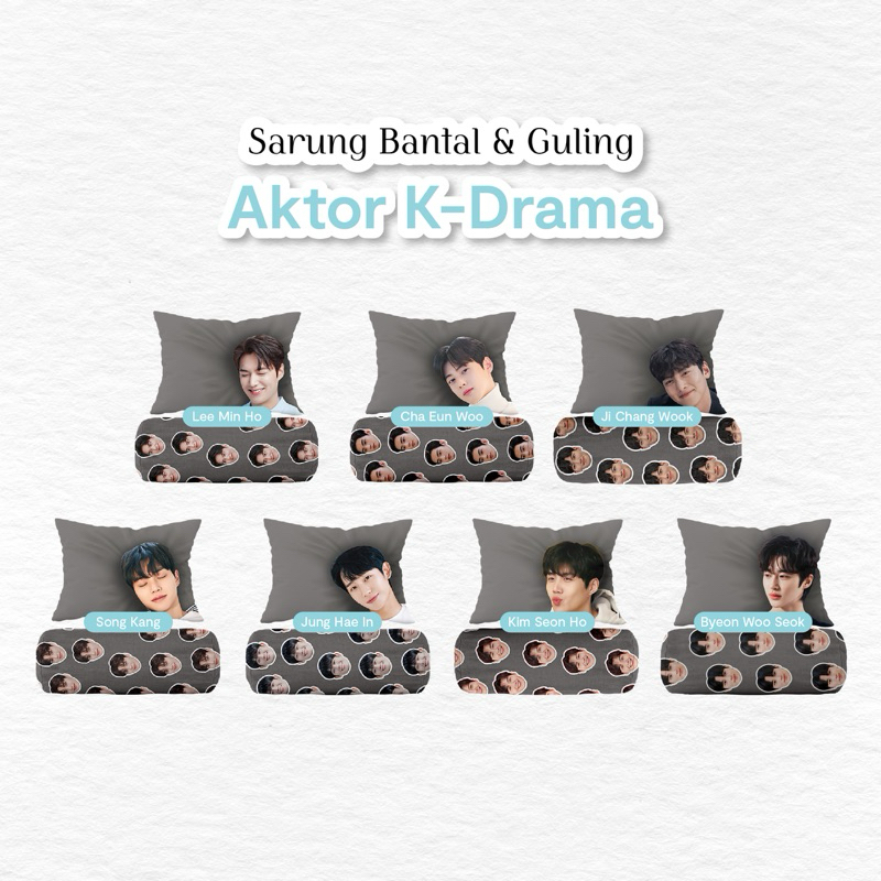 Jual Sarung Bantal Guling Kpop Halu Full Print BTS Byeon Woo Seok NCT ...