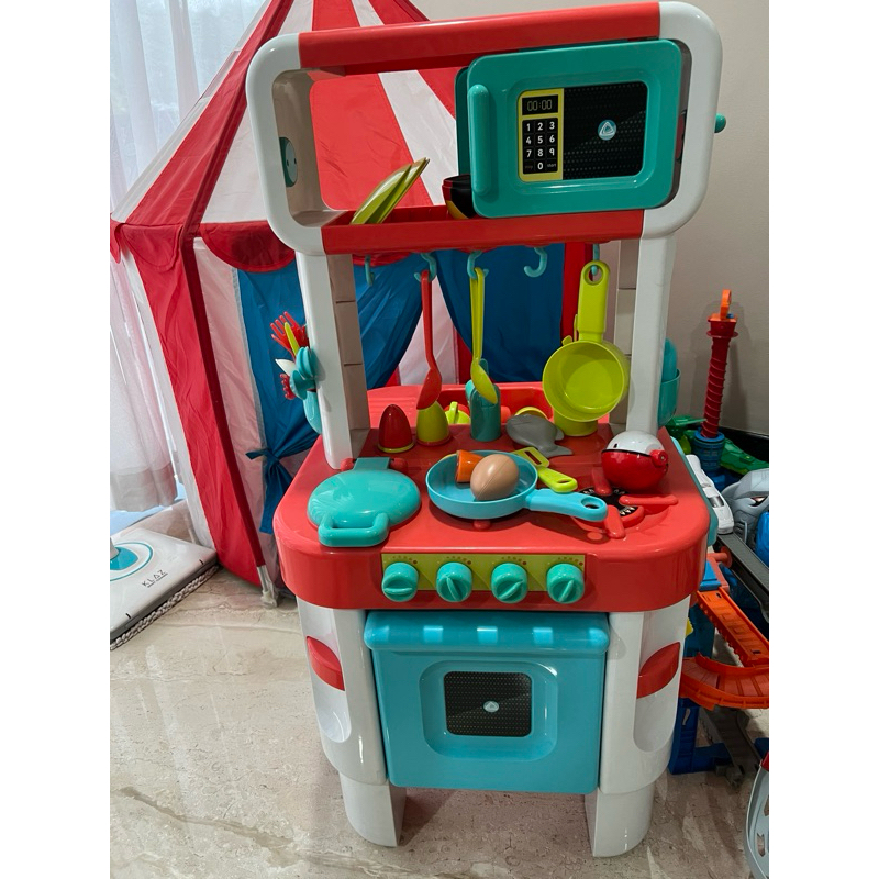Jual ELC Little Cooks Kitchen - Blue (preloved) | Shopee Indonesia