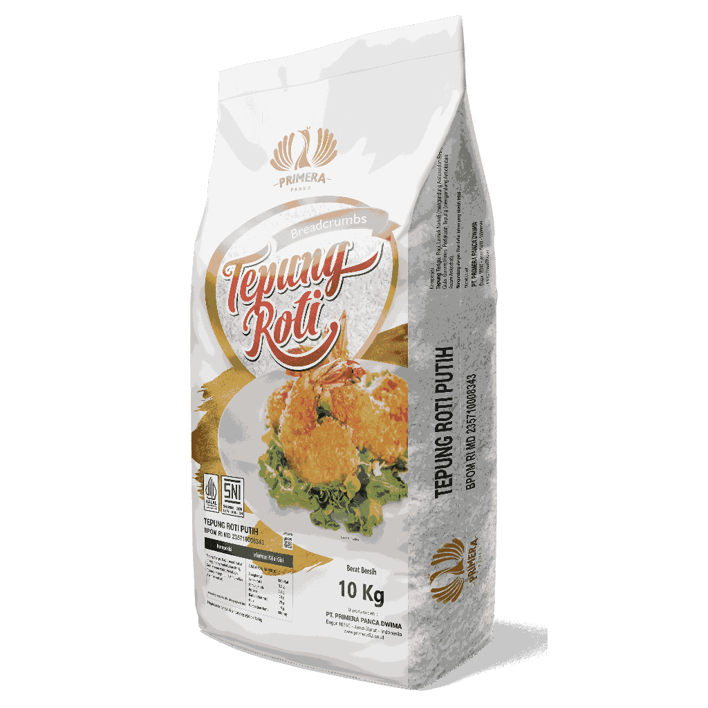 Jual PRIMERA PANKO - Tepung Roti warna Putih 10kg | Shopee Indonesia