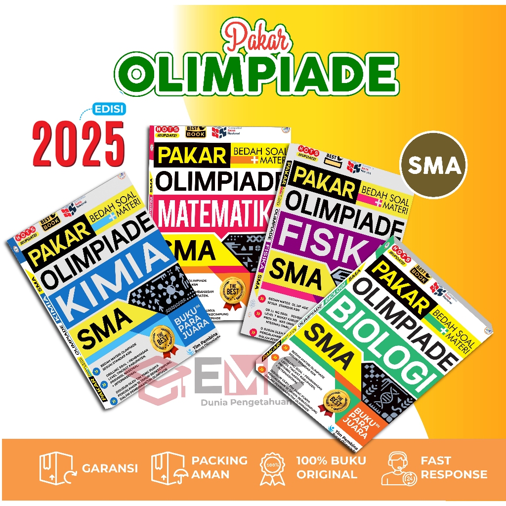 Jual BUKU KSN - OSN 2025 SOAL DAN MATERI SMA PAKAR BEDAH SOAL MATERI OLIMPIADE SMA 2025 | Shopee ...