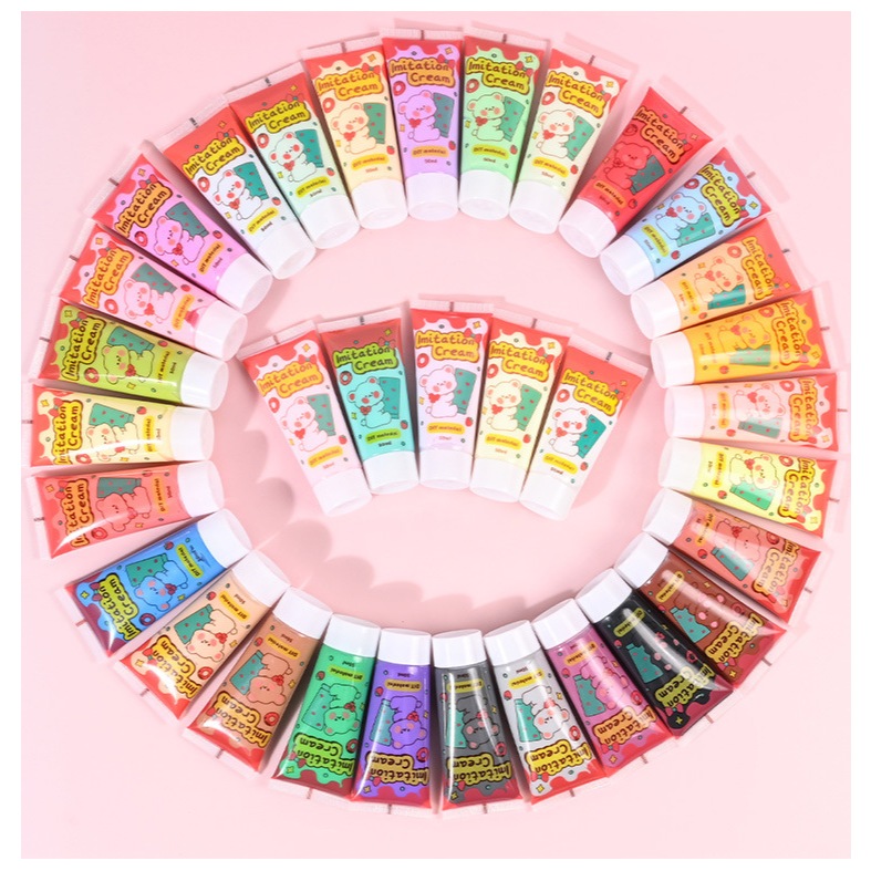 Jual NEW!! 50 ML Deco Cream 28 Warna | Lem DIY | Deco Cream | Glue ...