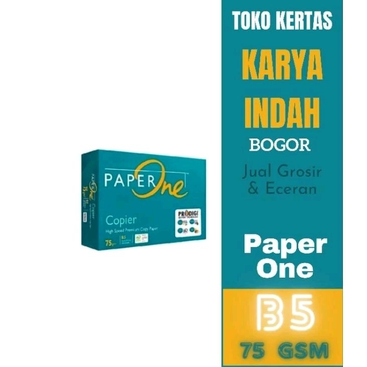 Jual PaperOne 75 GSM B5 kertas paper Ukuran B5 | Shopee Indonesia